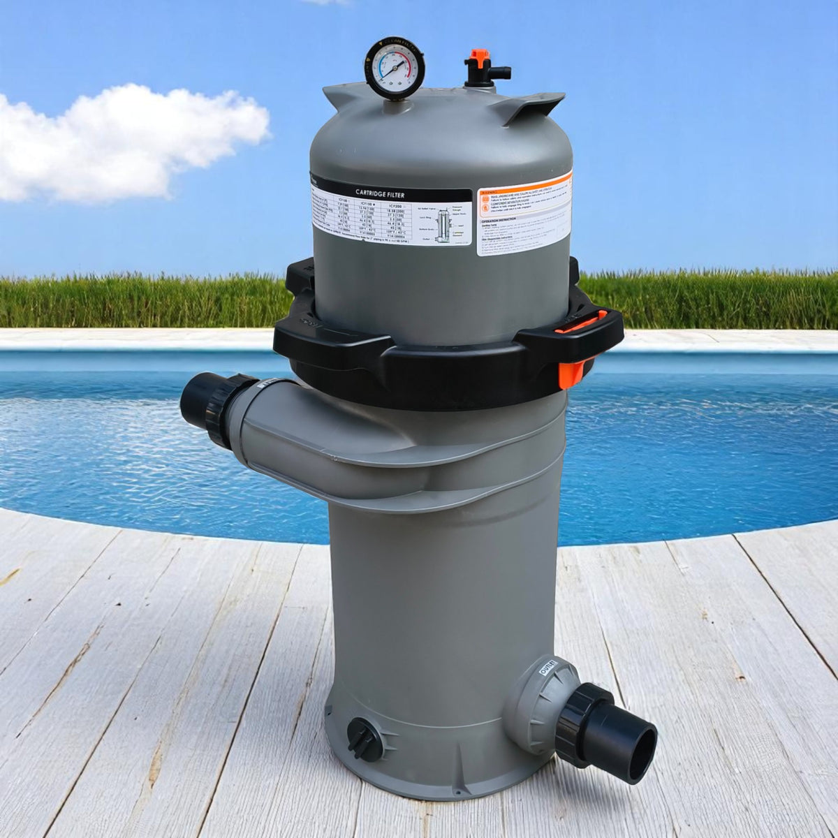 Moov Cartridge Filter 150 – Compact 150 sq. ft. Pool Filter | Aqua ...